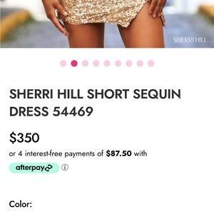 Sherri Hill | Dresses | Homecoming Dress Sherry Hill 54469 Royal Blue ...